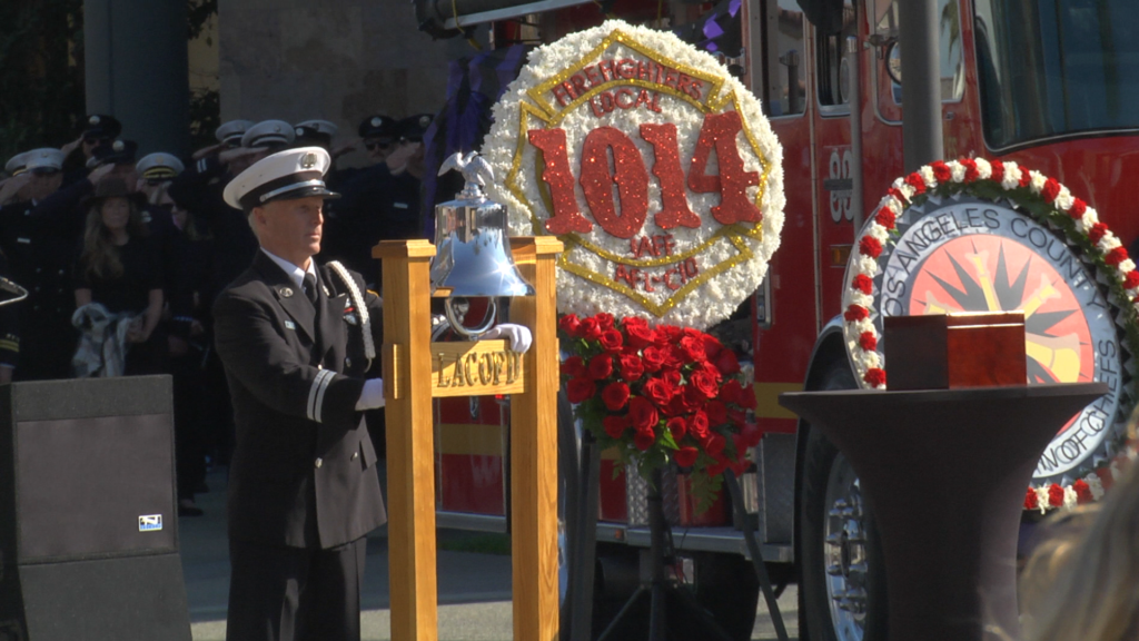 Fallen firefighter honored in Los Alamitos Church service | The Event ...